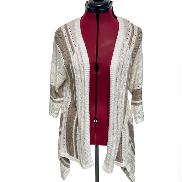 torrid | Sweaters | Torrid Plus Size Striped Sweater Cardigan | Poshmark